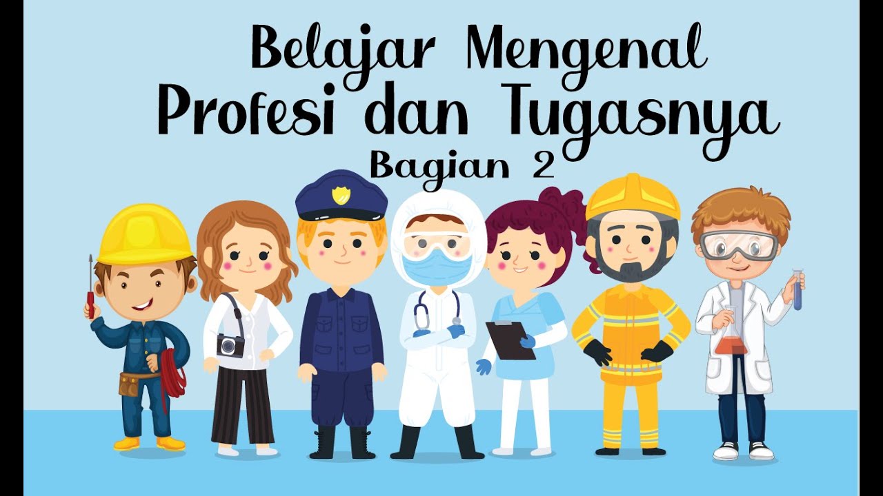 Belajar Mengenal Profesi untuk anak TK PAUD RA | Mengenal Profesi Pilot ...