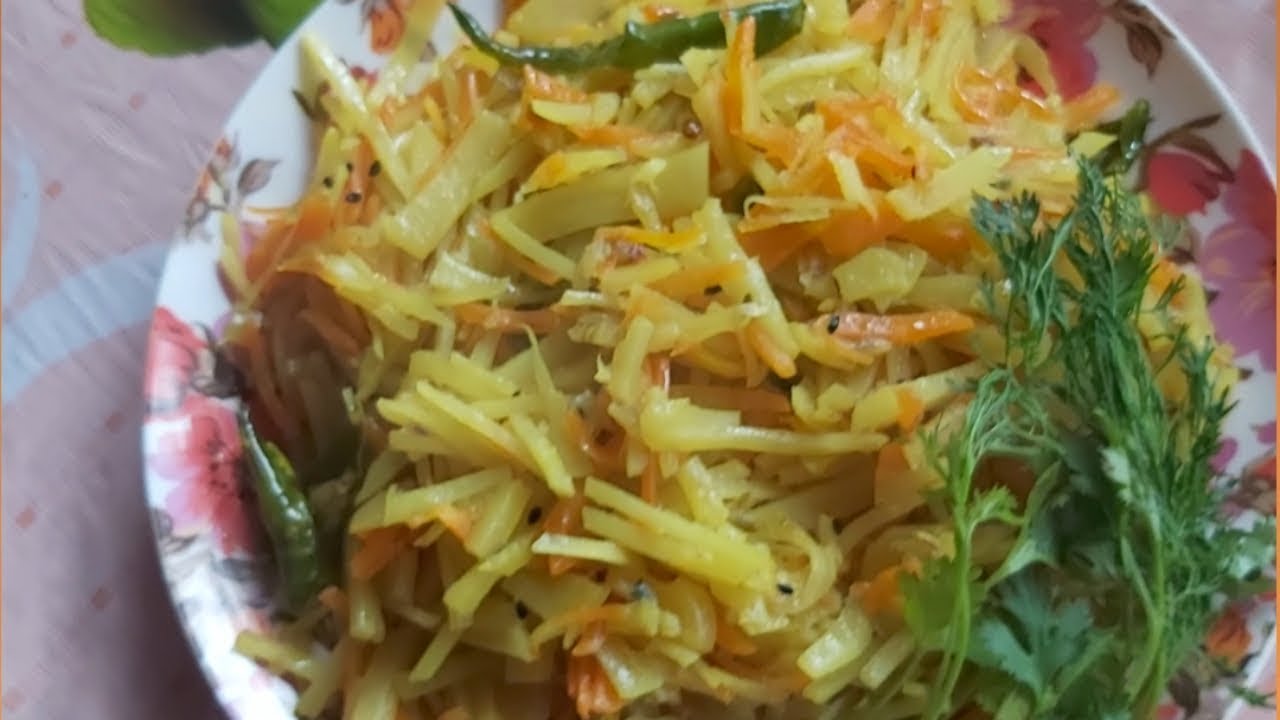 Aloo Bhaji Recipe (আলু ভাঁজি রেসিপি)- How to make Aloo Bhaji - YouTube