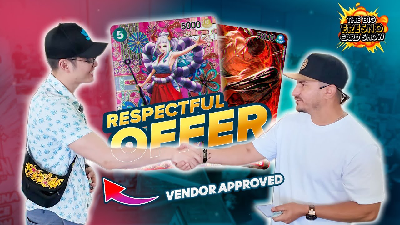 STACKING So Many Cards at Big Fresno Card Show (Vendor POV/One Piece ...