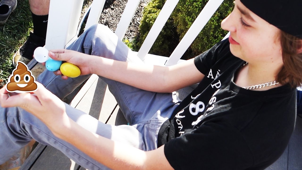 POOP FILLED EASTER EGGS - YouTube