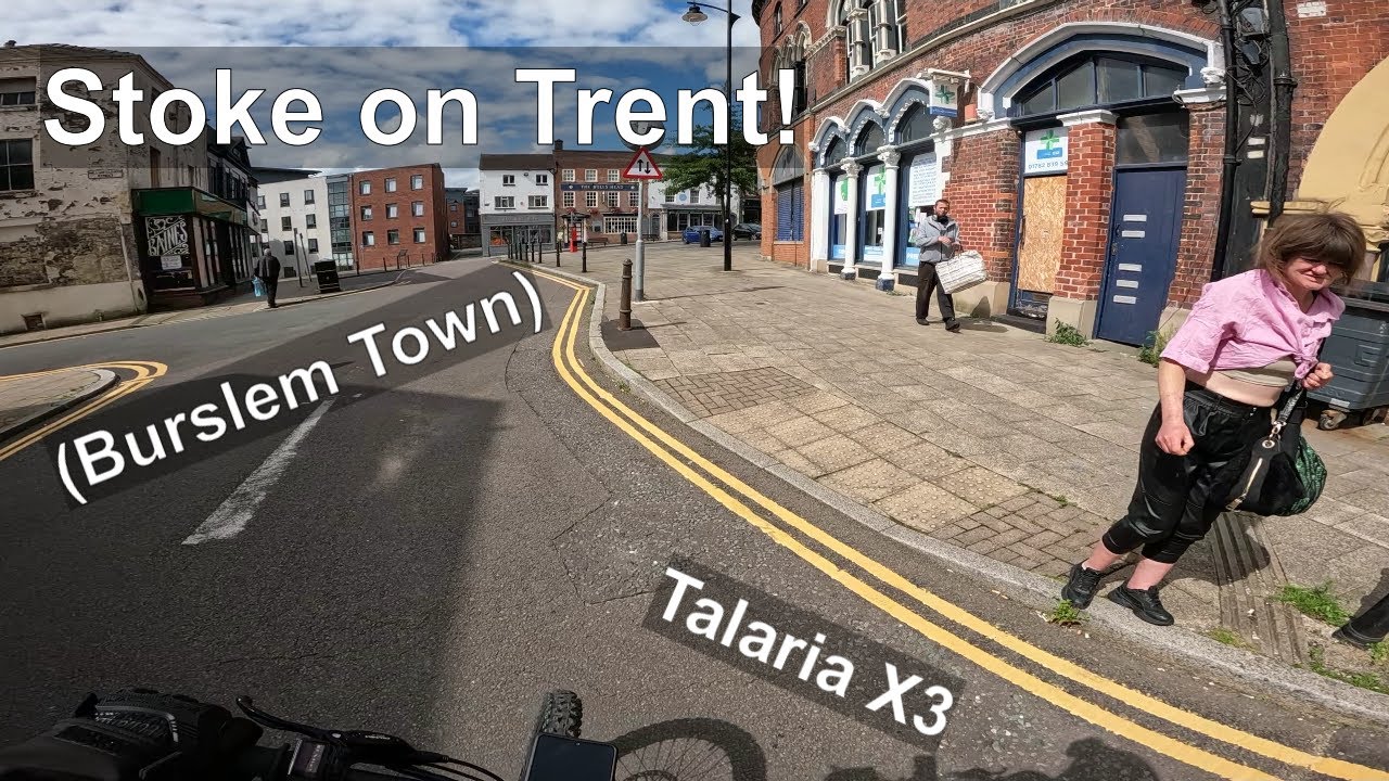 TALARIA X3 (STOKE ON TRENT) BURSLEM-UK URBAN EBIKE RIDE - YouTube