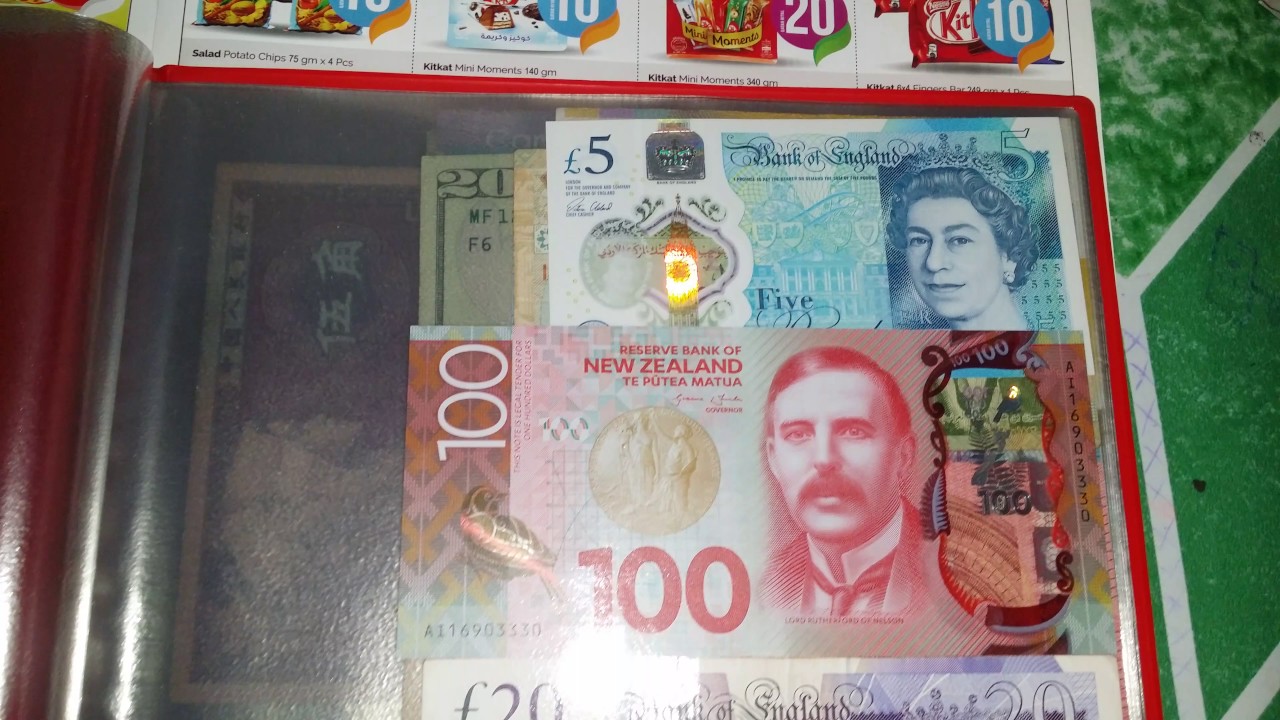 My Currency Collection Part 01 - YouTube