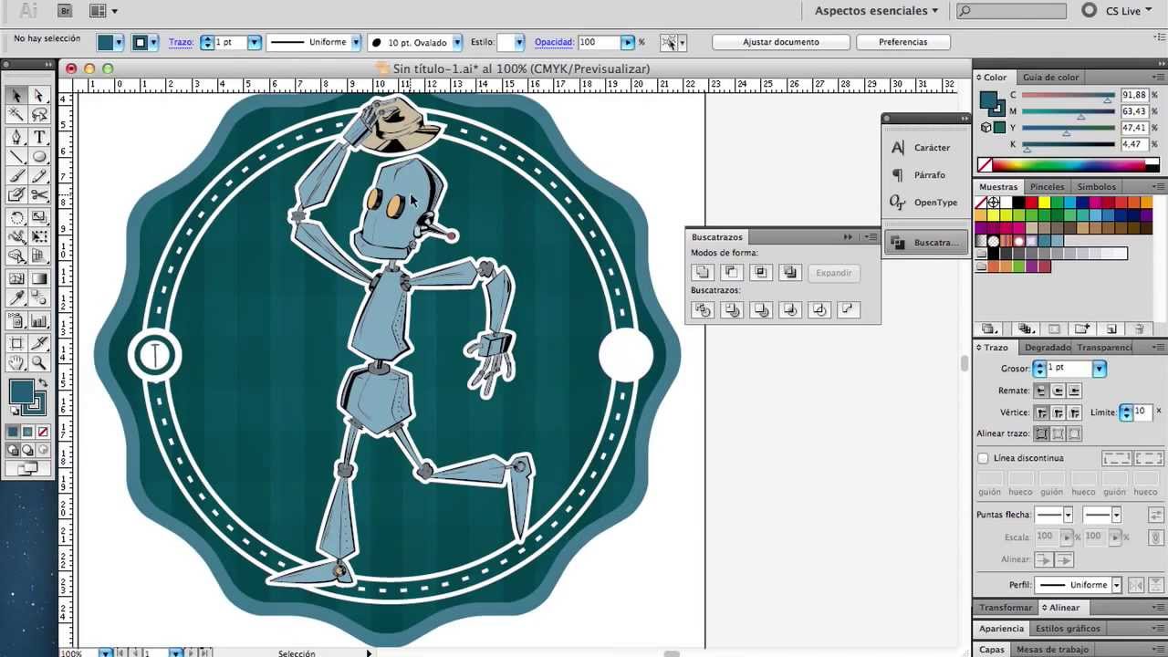 Bot- SpeedPainting-Illustrator - YouTube