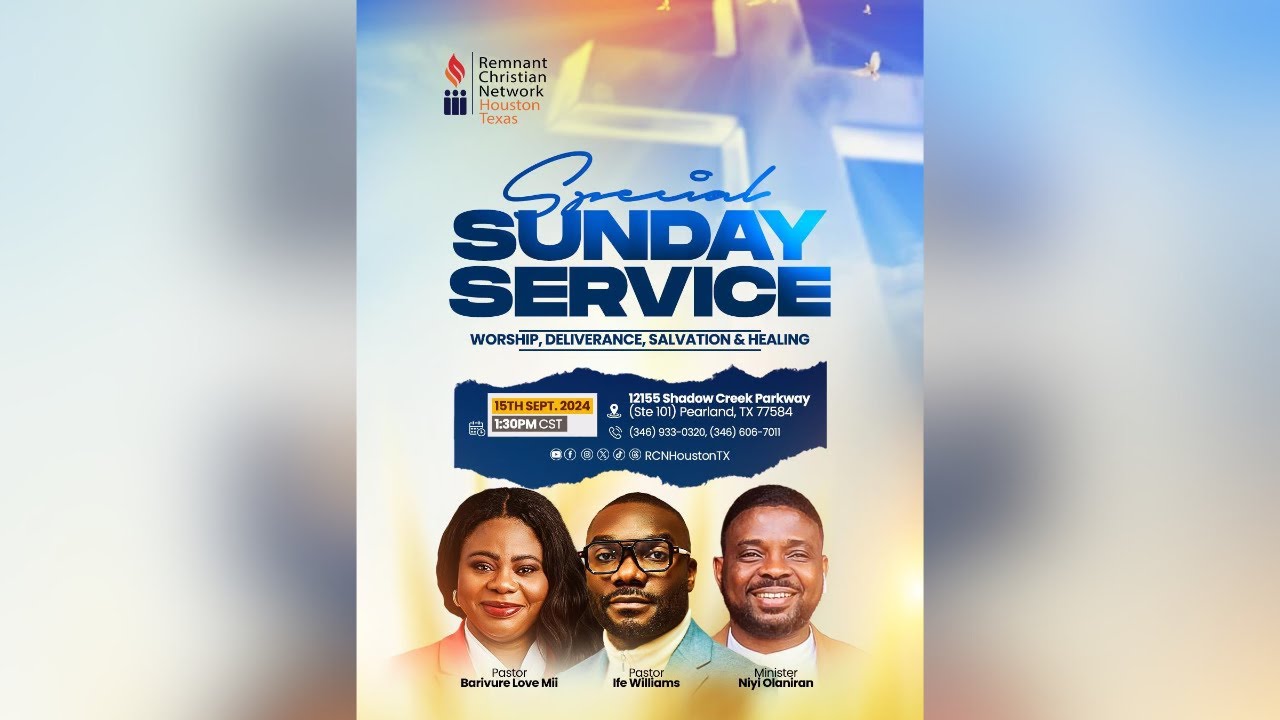 SUNDAY SERVICE II PASTOR LOVE MII PASTOR IFE WILLIAMS II MINISTER NIYI ...