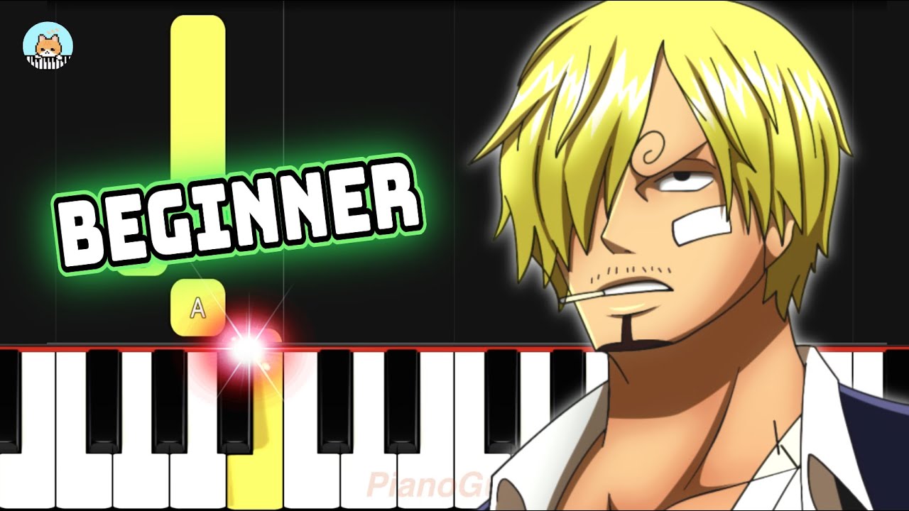 One Piece OP 20 - "Hope" - BEGINNER Piano Tutorial & Sheet Music - YouTube
