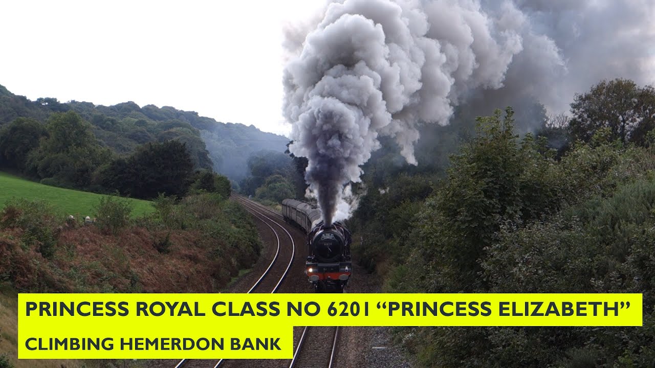 6201 Princess Elizabeth Steam Locomotive - Full Steam - YouTube