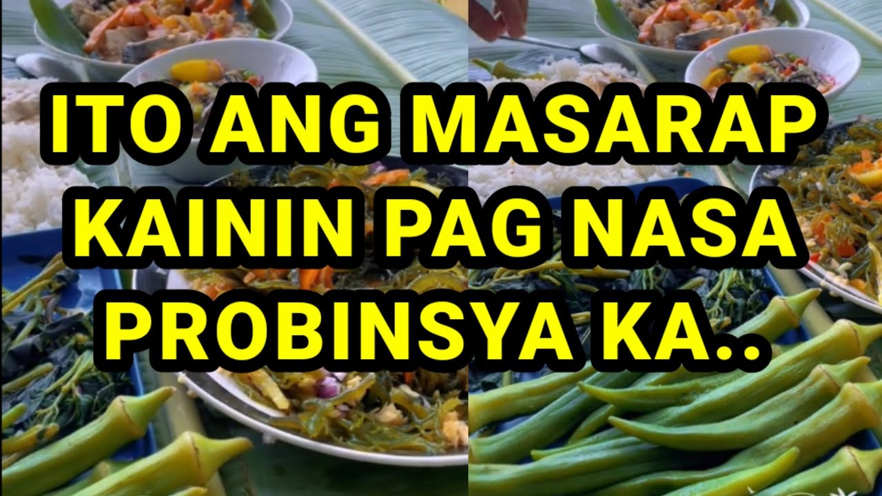 Ito ang masarap kainin pag nasa probinsya ka - YouTube