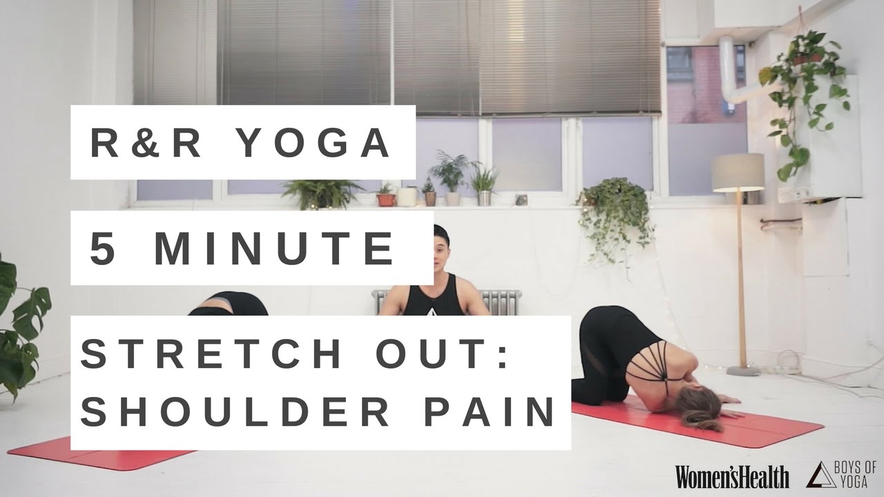 YOGA FOR SHOULDER PAIN VIDEO | 5 MINUTE REST & RECOVERY FLOW - YouTube