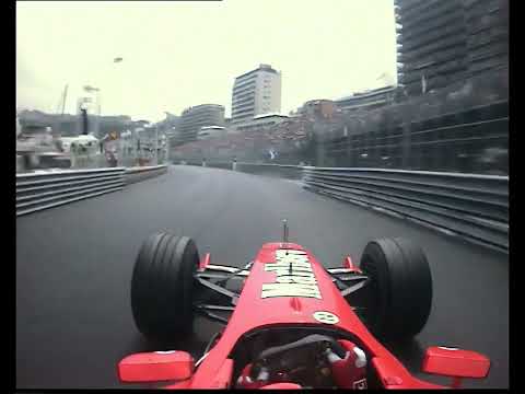 Monaco 2003 Formula 1 GP: Onboard compilation 2 (Natural audio) [AI-enhanced]