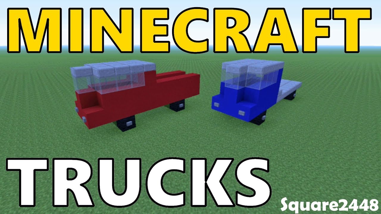 Minecraft | Tutorial | How To Build Rollback Tow Truck & Pickup Truck ...