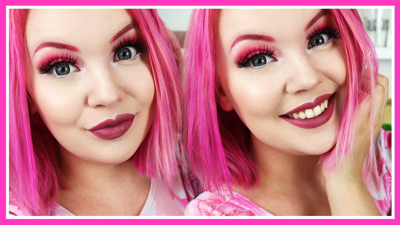 All Pink Makeup Look | Get Ready With Me! - YouTube