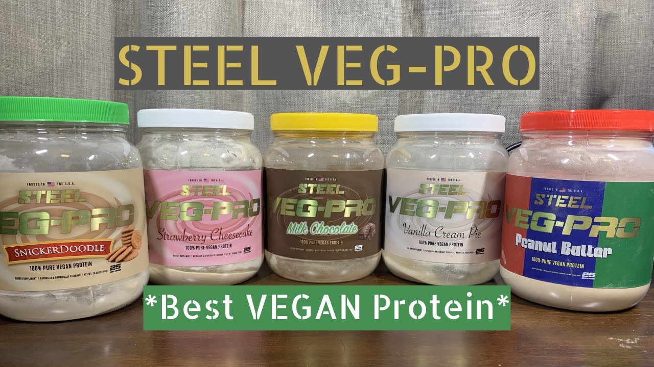 STEEL SUPPLEMENTS VEG-PRO REVIEW AND UNBOXING - YouTube