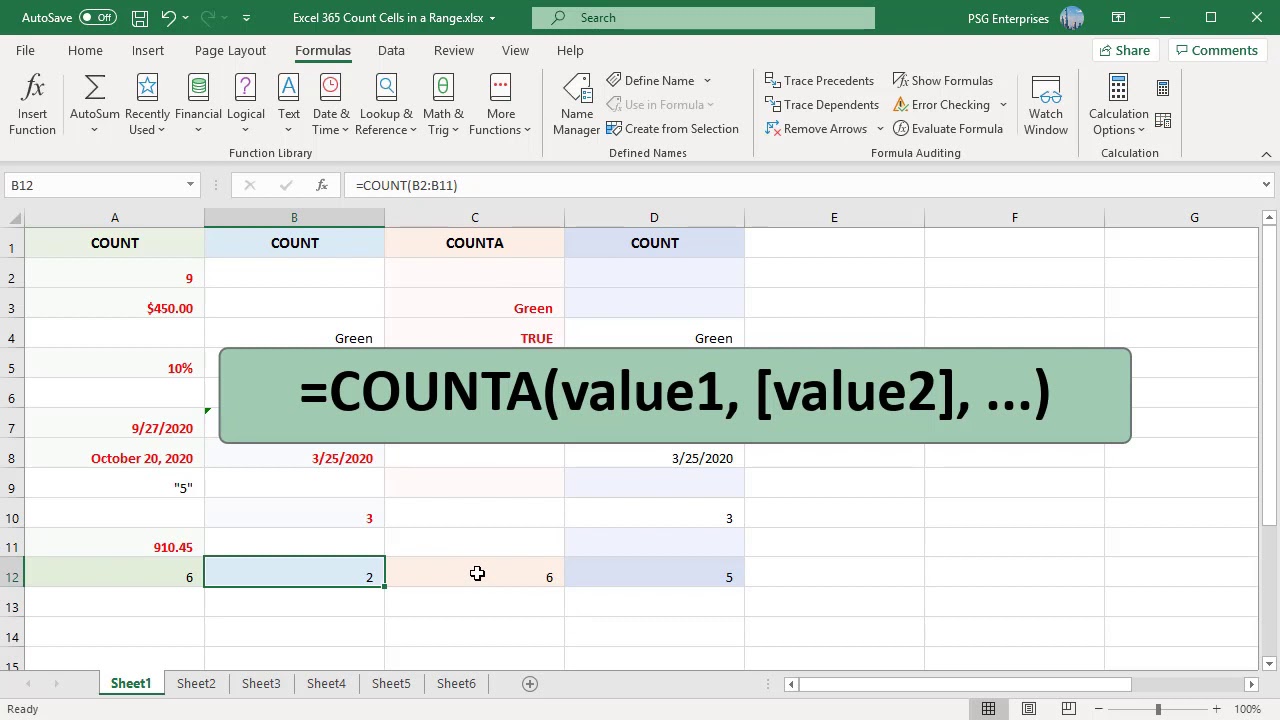 How To Count Cells In Excel Office 365 YouTube how-to-count-cells-in-excel-office-365-youtube
