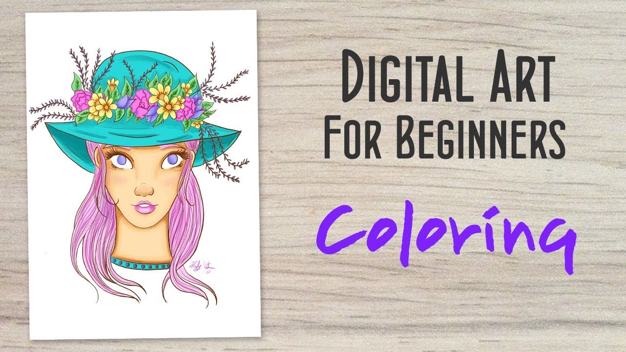 Coloring and Shading in Photoshop: Beginner Digital Art Real Time ...
