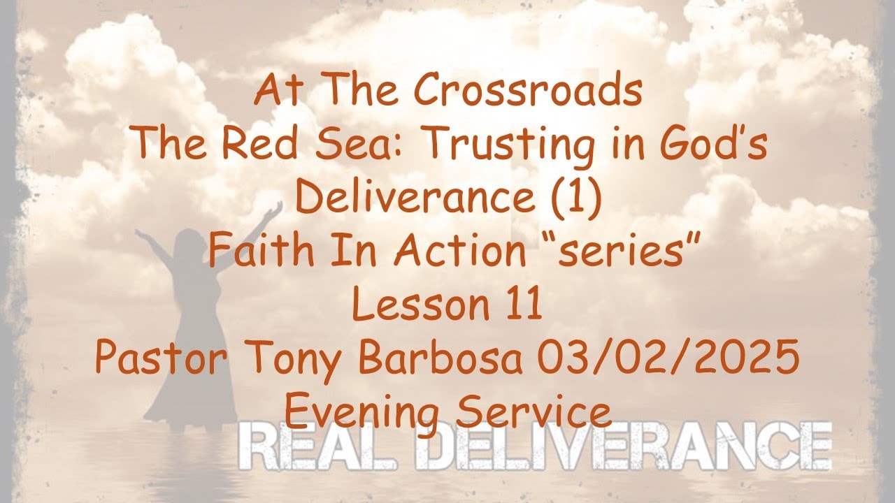 Faith In Action : The Red Sea: Trusting In God's Deliverance - YouTube