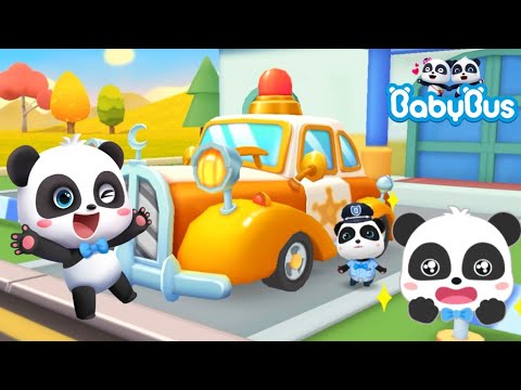 NEW CAR POLICE IN BABYBUS UPDATE GAME - YouTube