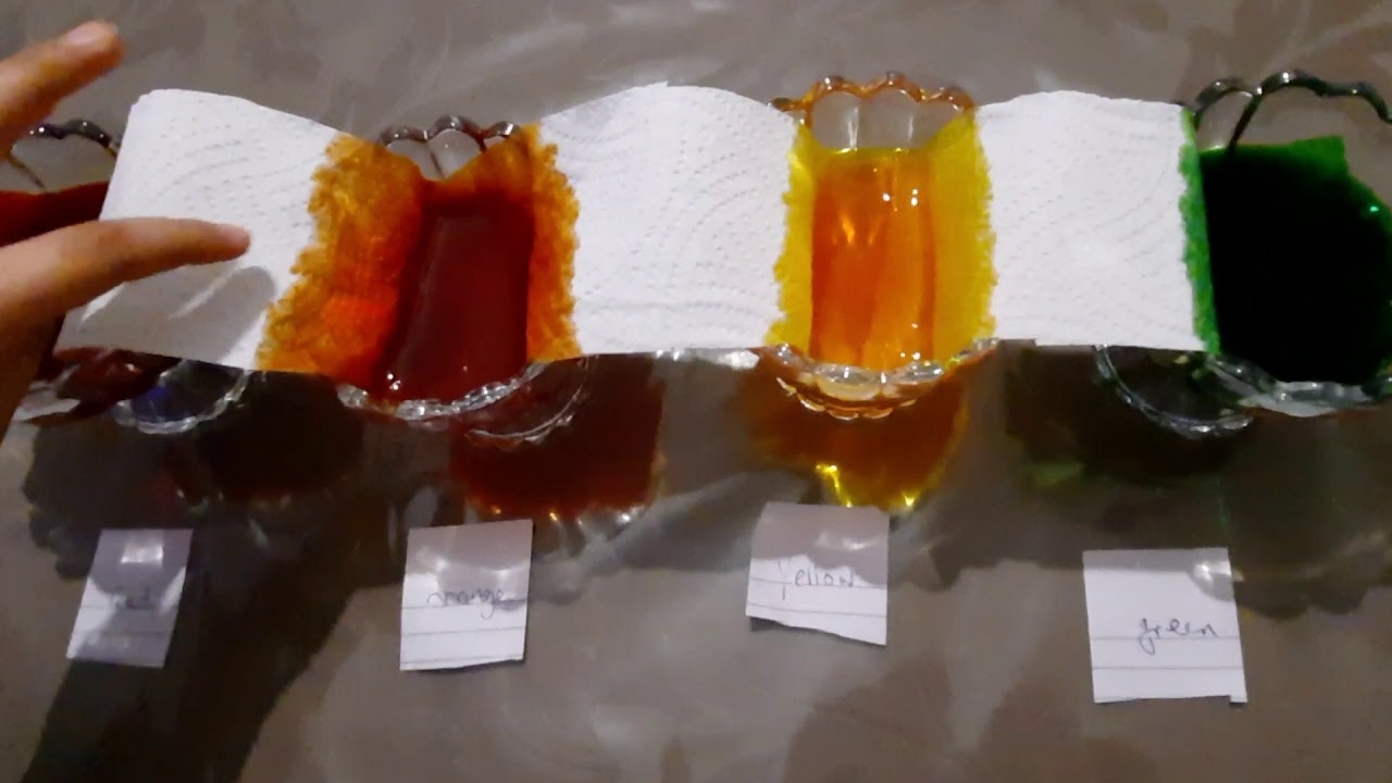 4 fun and easy colour based experiments - YouTube