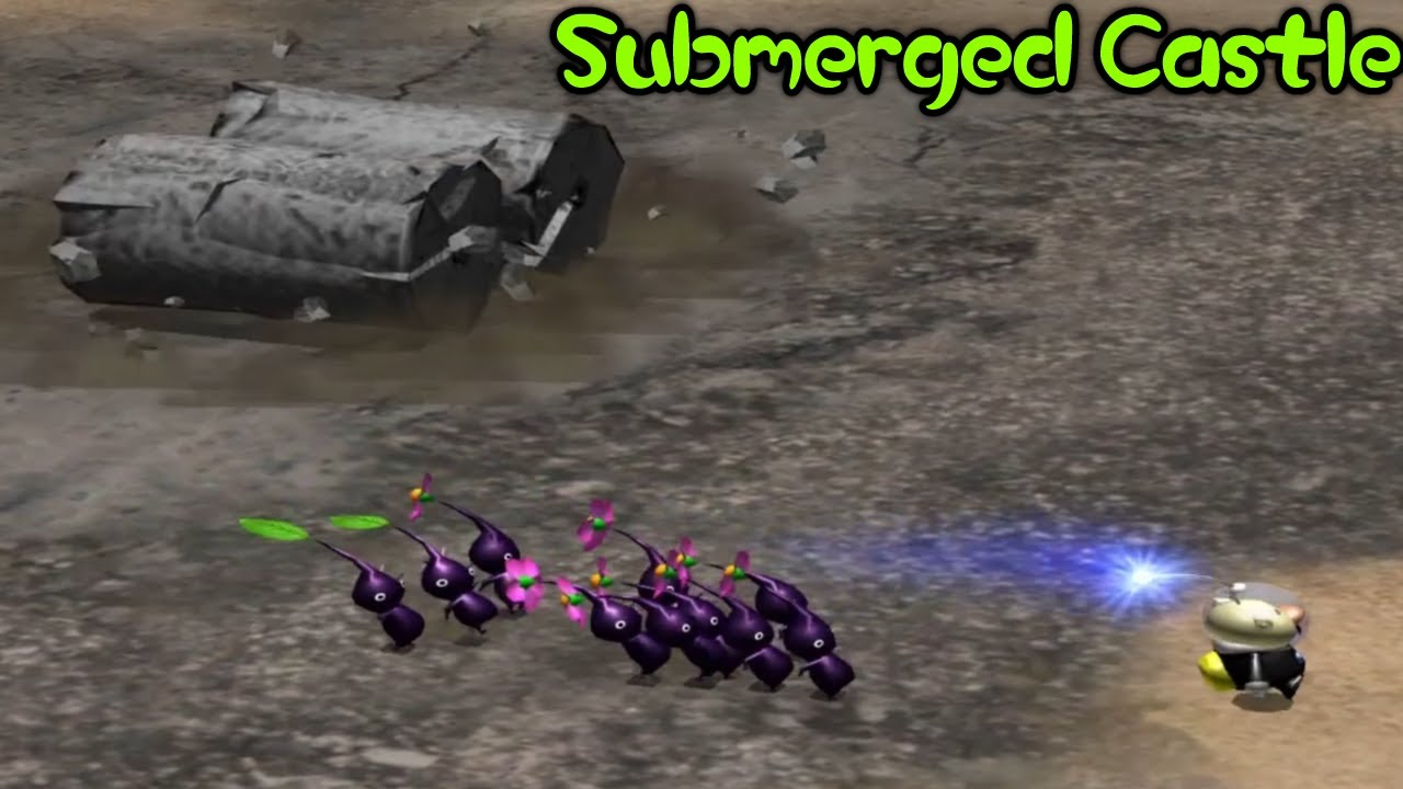 Submerged Castle (I hate this one) - Let's Play Pikmin 2 - Part 21 ...