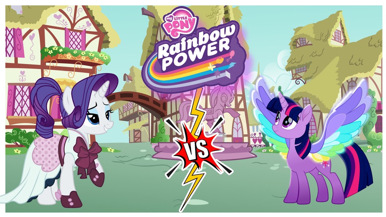 Twilight Sparkle vs Rarity – The Ultimate Speed and Magic Battle Begins ...