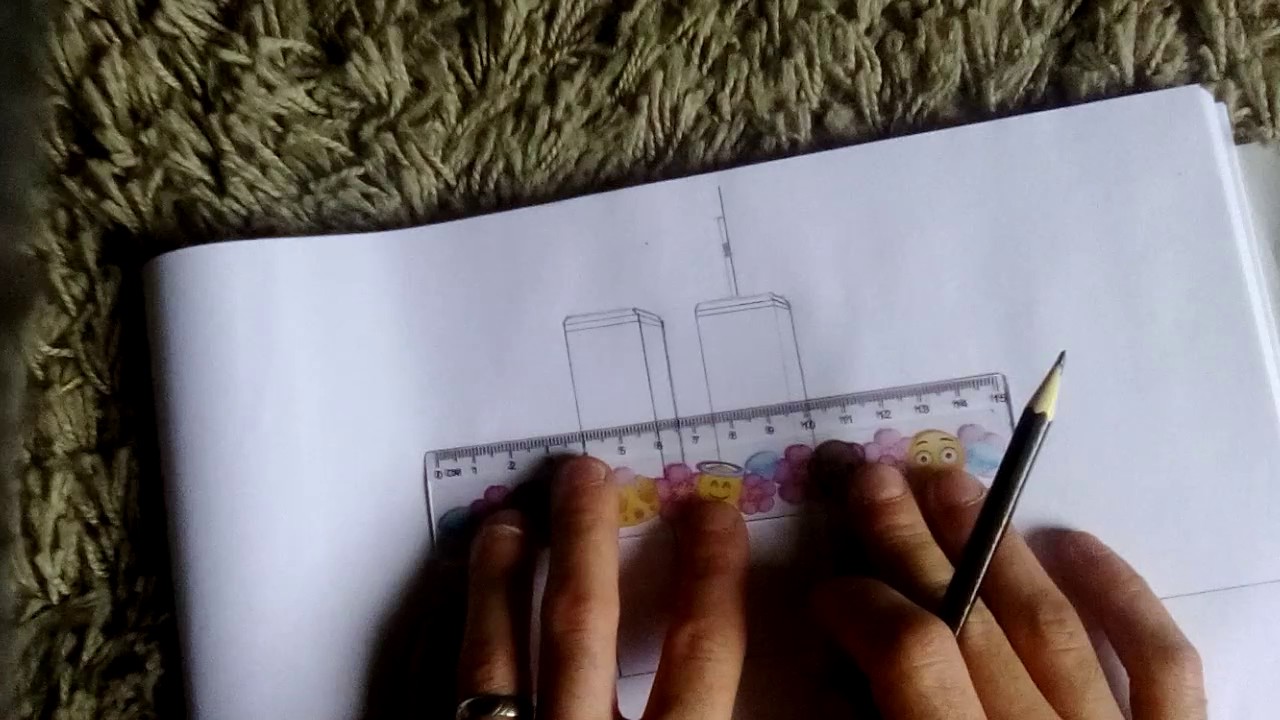 Draw the world trade center pt1 - YouTube