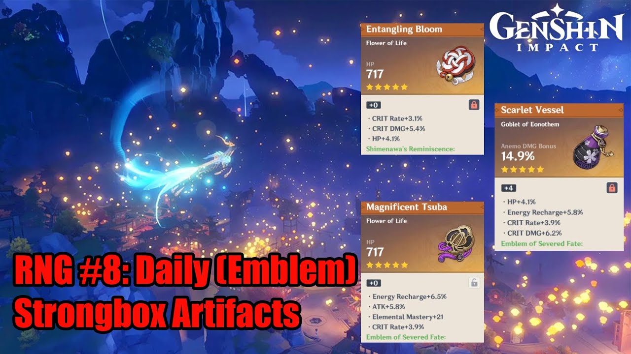 Genshin Impact RNG #8: Emblem Domain and SCAMBOX - YouTube