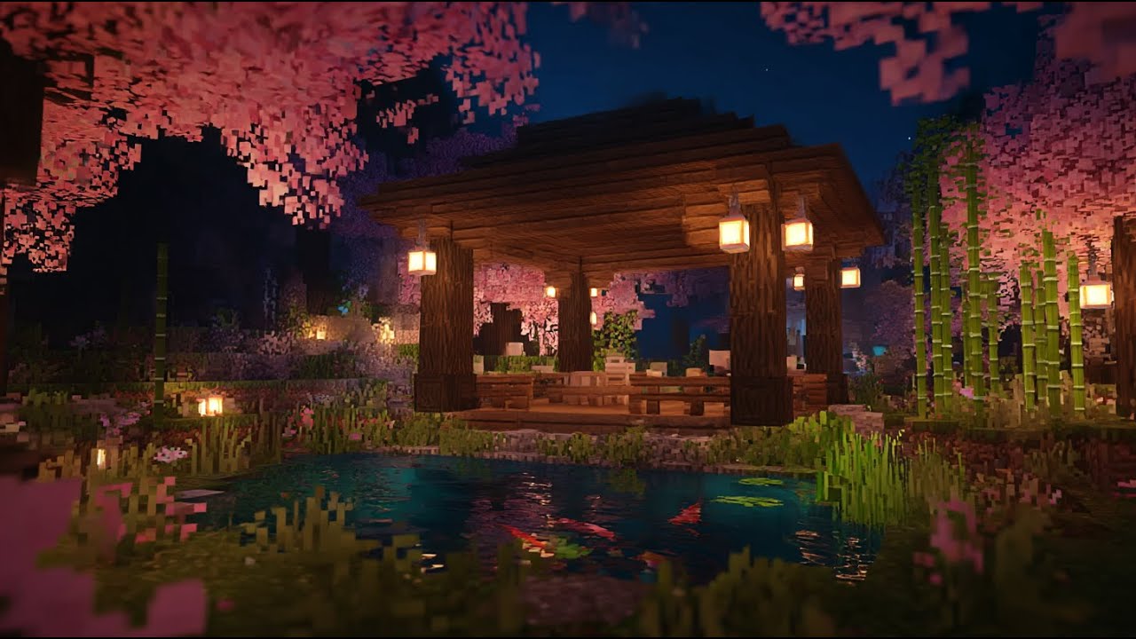 +3 HOURS of Relaxing Minecraft Music to Fall Asleep To (Rain Ambiance)