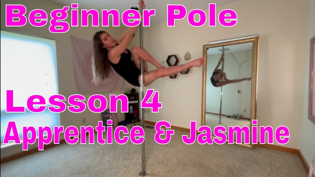 Apprentice and Jasmine, Beginner Pole Dance Tutorial - YouTube