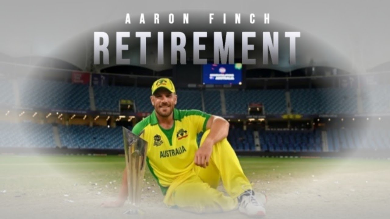 Aaron Finch retires from international cricket - YouTube