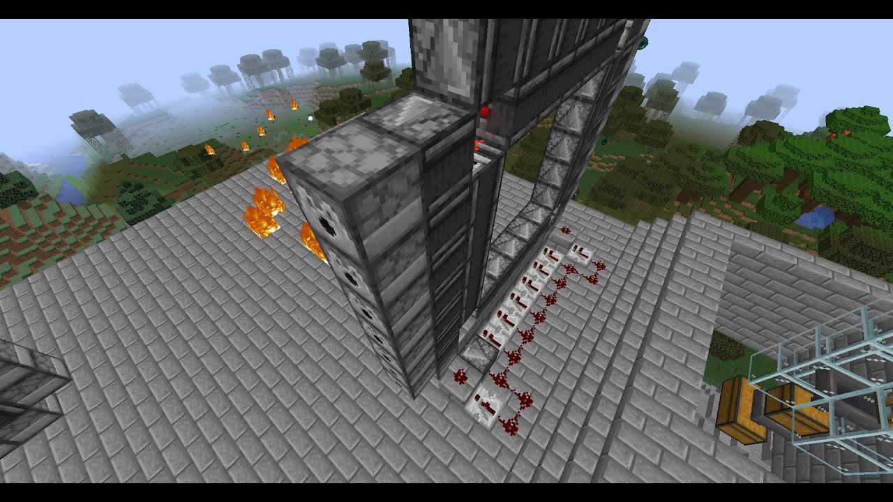 Minecraft 1.15.2: redstone self defense system for Your Minecraft base ...