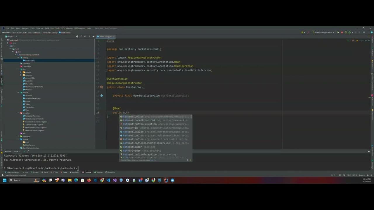 FULL STACK BANK APPLICATION SPRING BOOT 3 ANGULAR 18 DOCKER MYSQL PART ...