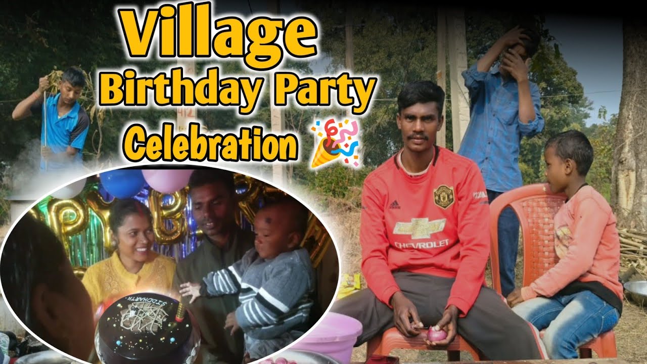 Village Birthday Party | Birthday Party Vlogs | Party Cooking Vlogs ...