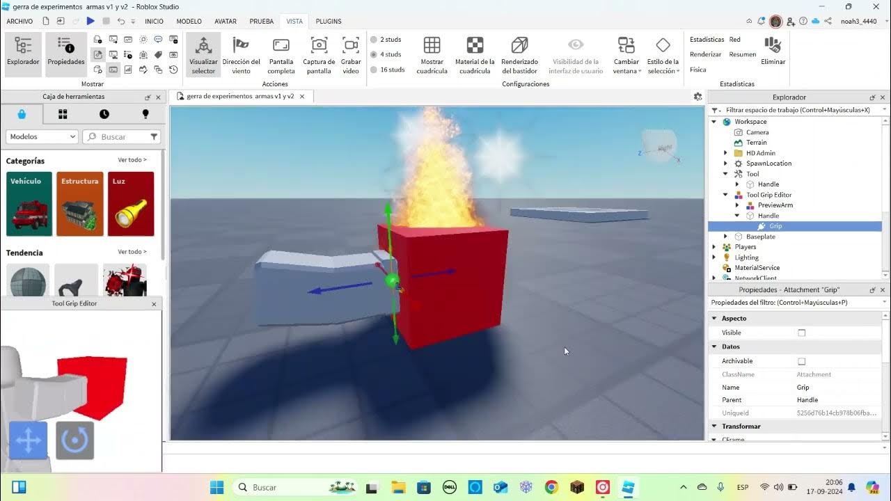 como usar tools // roblox studio tutoriales #1 - YouTube