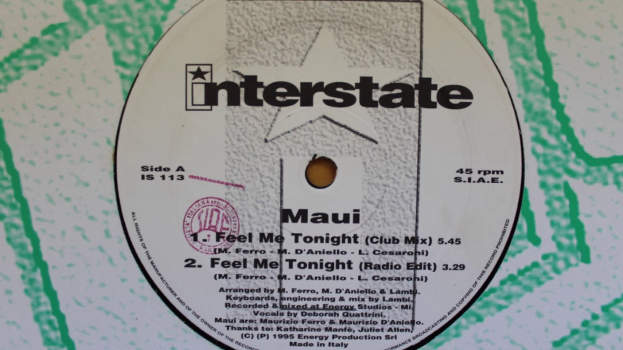 Maui - Feel Me Tonight - YouTube