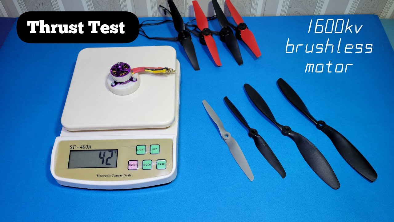 BLDC Motor Thrust Test: Which Propeller Wins? - YouTube