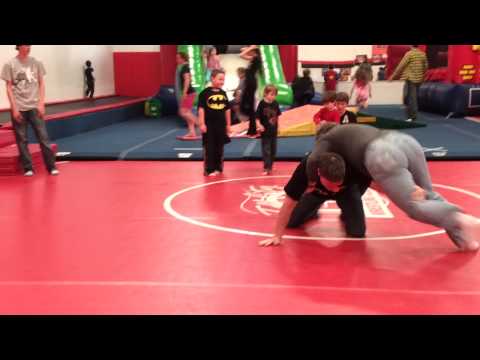 Wrestling old man