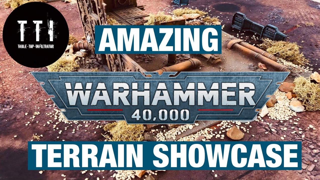 WARHAMMER 40k TERRAIN SHOWCASE: The Terrain and Battle mat I purchased ...