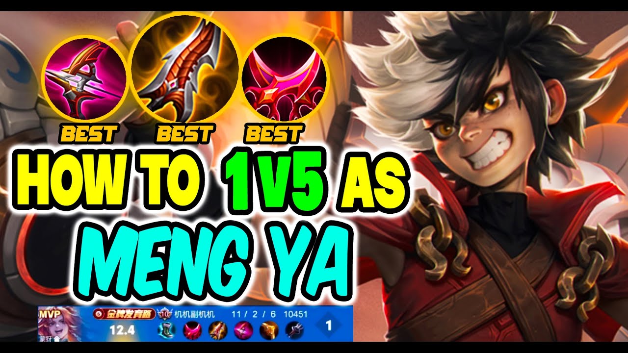 HOW TO CARRY WITH MENG YA #honorofkings - YouTube