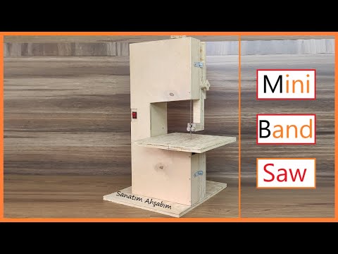 How To Make A Mini Band Saw ||Step-by-Step Instructions || Mini Şerit Testere Nasıl Yapılır