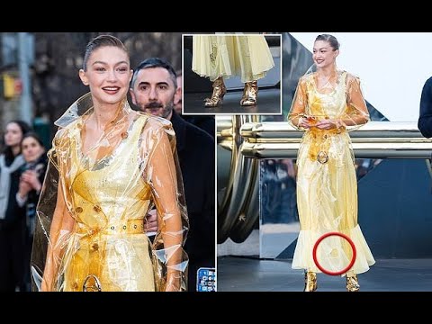 Gigi Hadid suffers wardrobe malfunction at NYC event after rare Bradley Cooper romance remarks