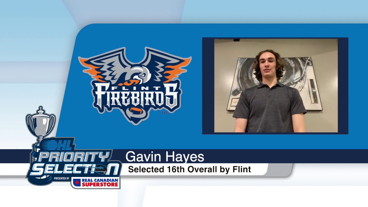 2020 OHL Priority Selection Interview: Gavin Hayes - YouTube