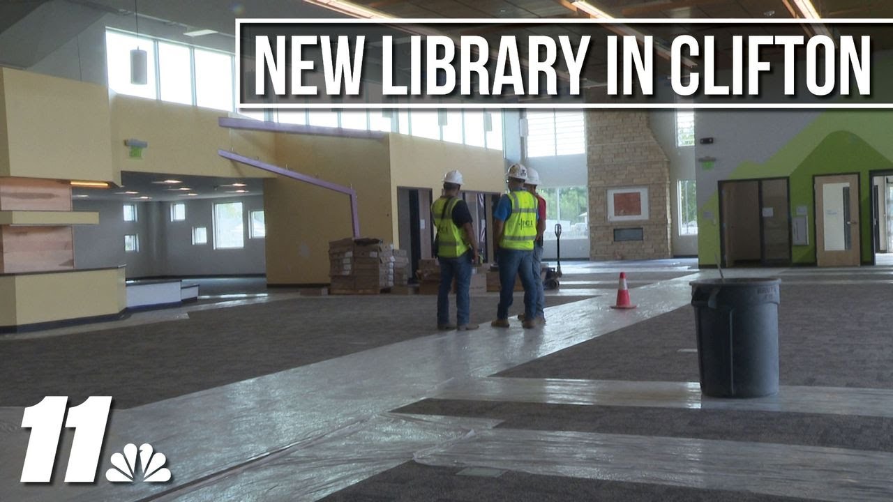 New Clifton library is in the final stages of construction - YouTube