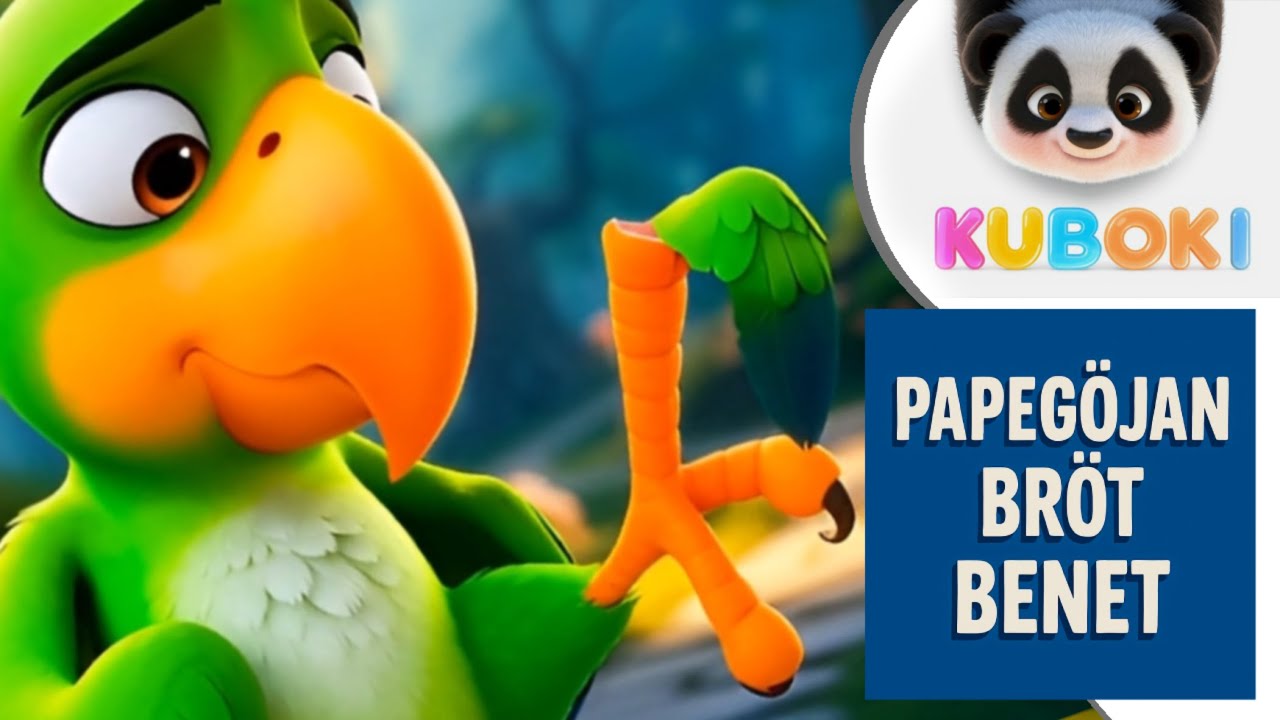 Papegojan bröt benet – Animerad barnsång - YouTube