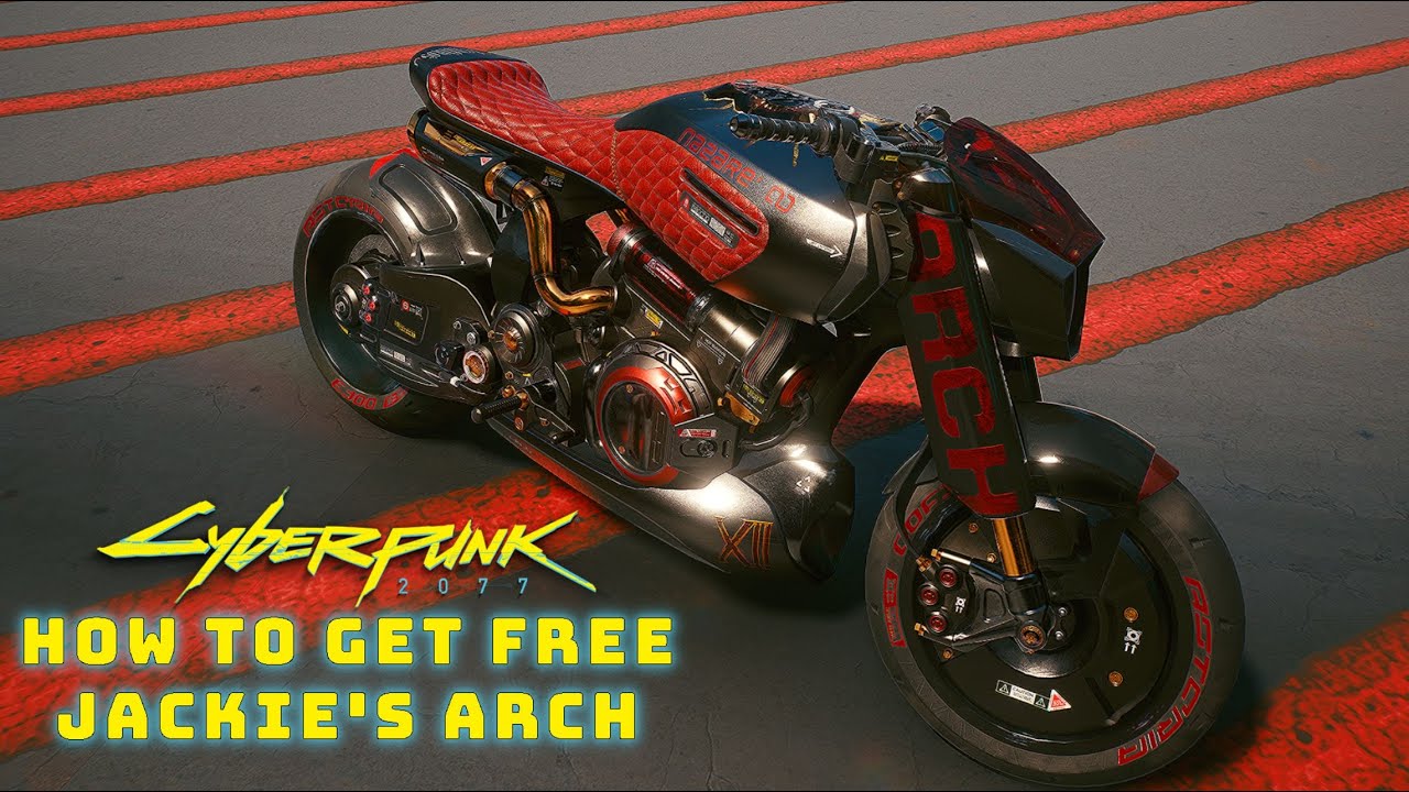 How to get the FREE Bike Jackie's Arch in Cyberpunk 2077 - YouTube