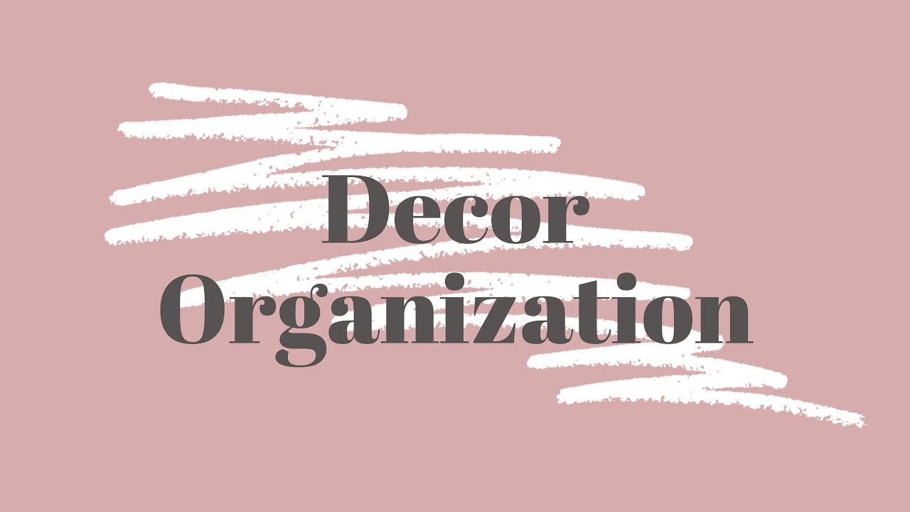 Wedding Decor Organization - YouTube