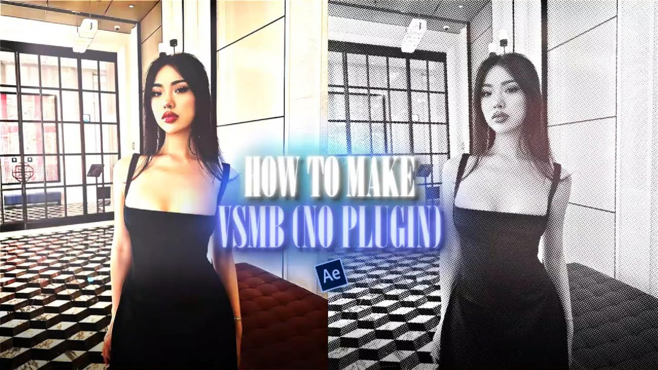 How to make motion blur (vsmb) ; after effects [No Plugin] - YouTube