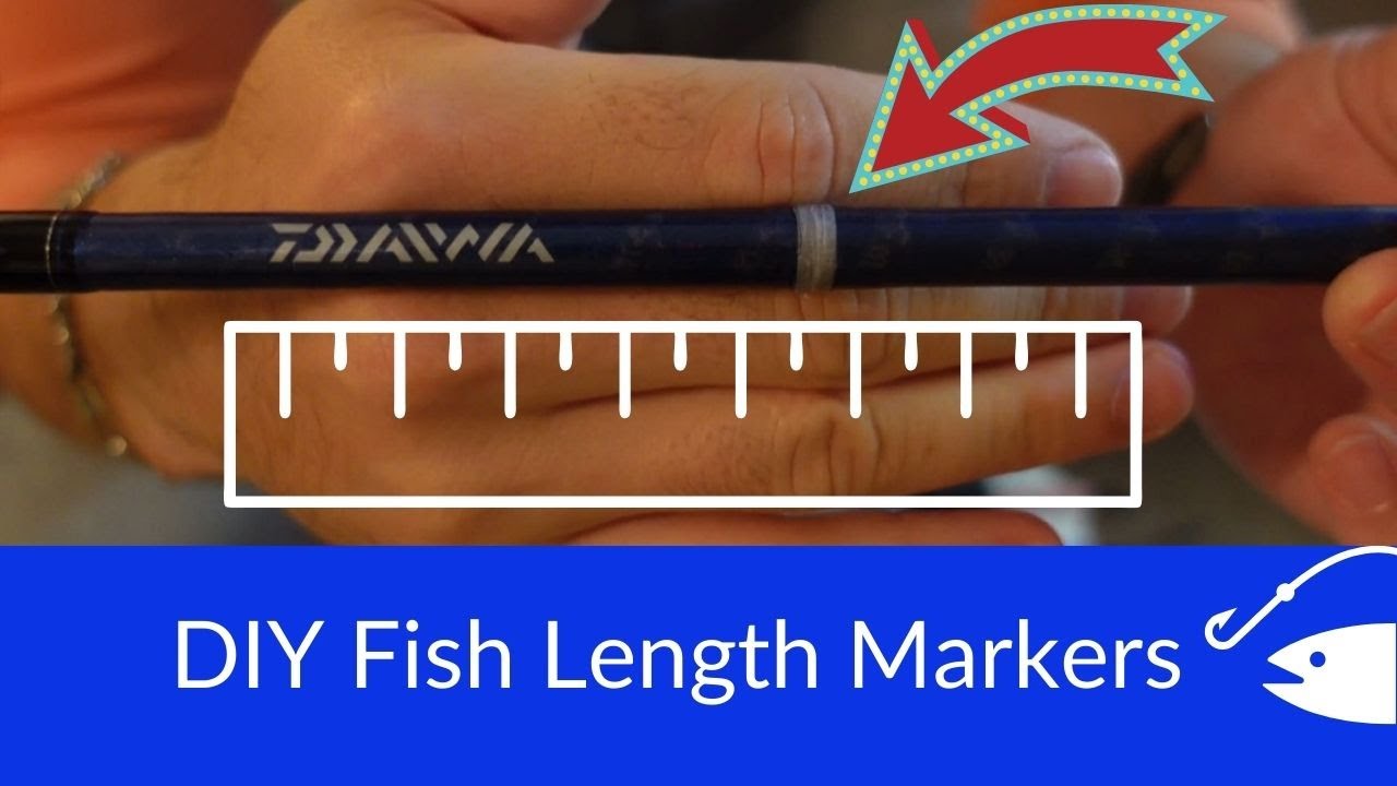 DIY Fish length markers for your Fishing Rod - YouTube