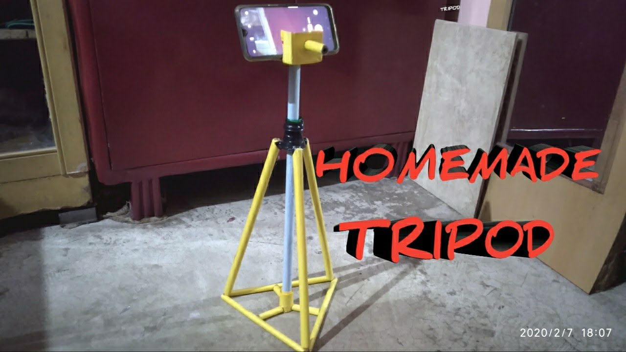 How to make tripod at home || video recording Tripod - YouTube