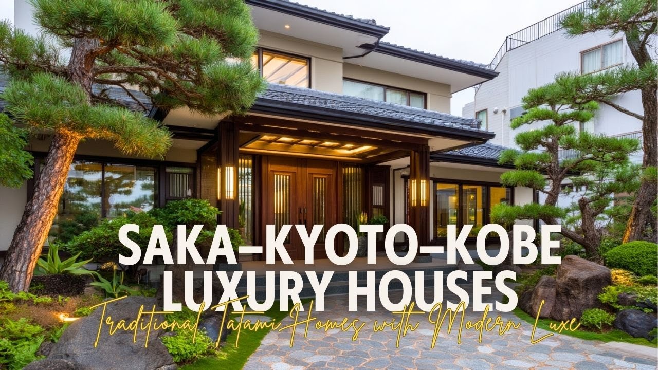 Osaka–Kyoto–Kobe Luxury Houses Traditional Japanese Tatami Homes with ...