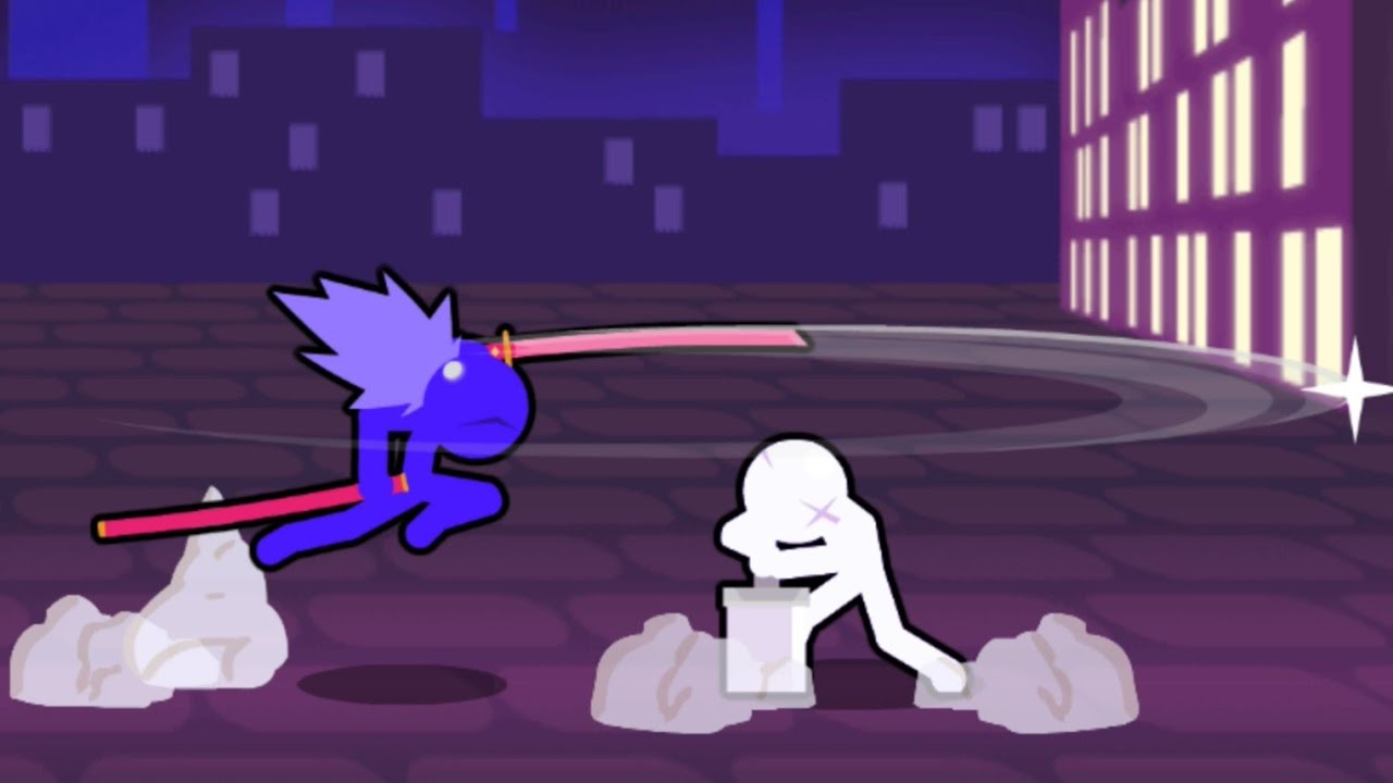 Samuel Ray 對 Scarmichael！《Stick Fighter》 - YouTube