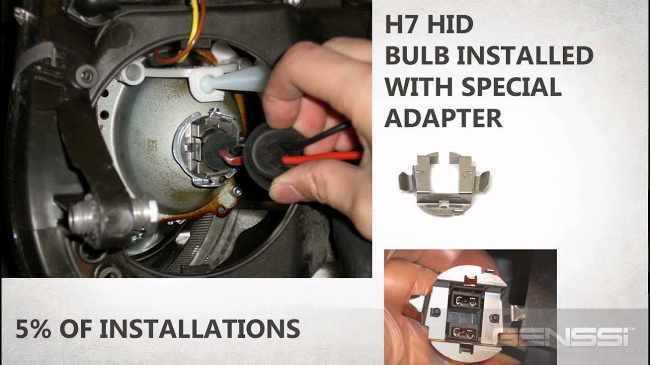 H7 HID Kit Installation Guide, Tutorial Installation Video - YouTube